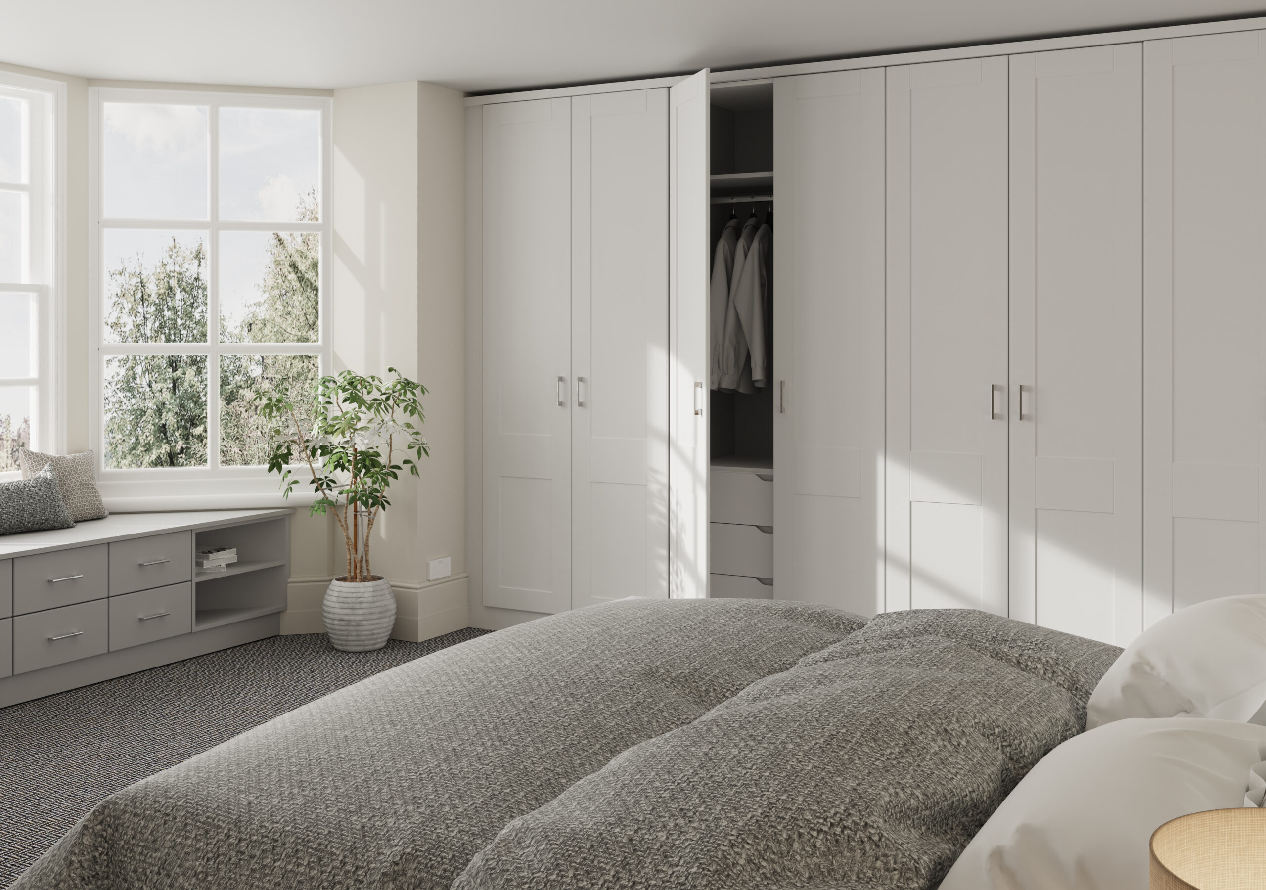 Bella Matt Dove Grey | Classic Bedroom | Blossom Avenue