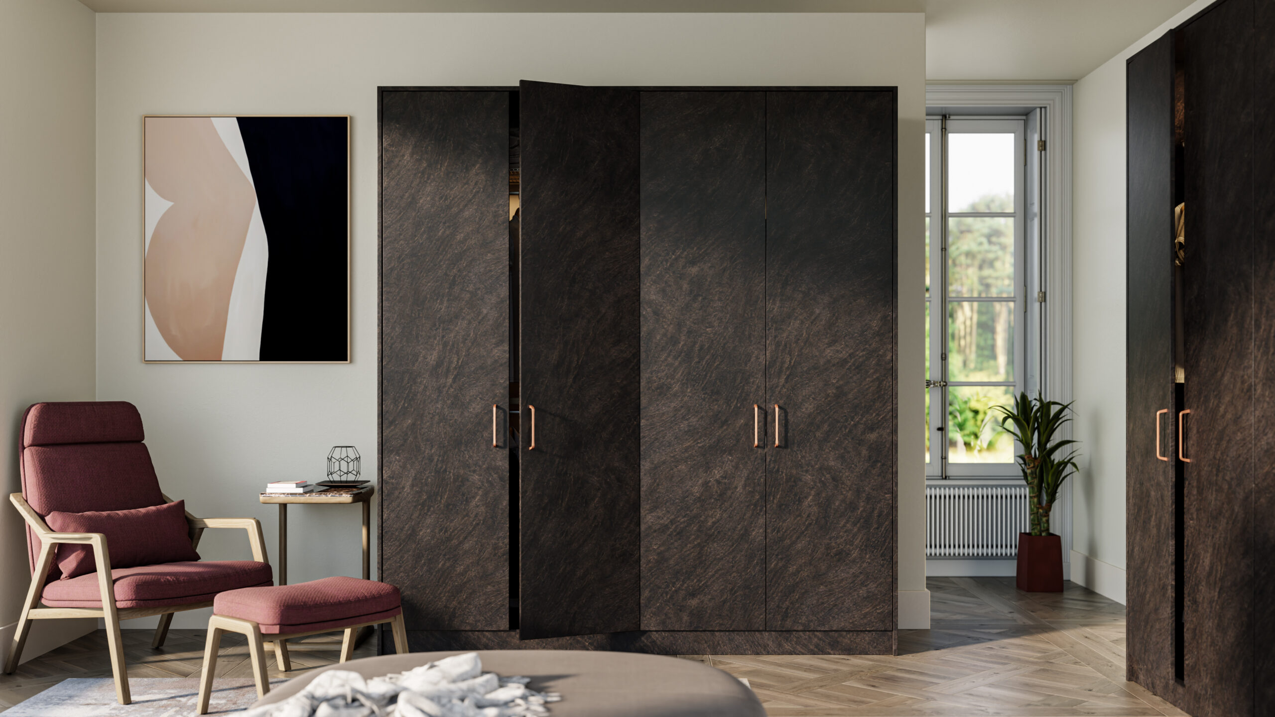 Valore Cupria Slate Bedroom | Blossom Avenue